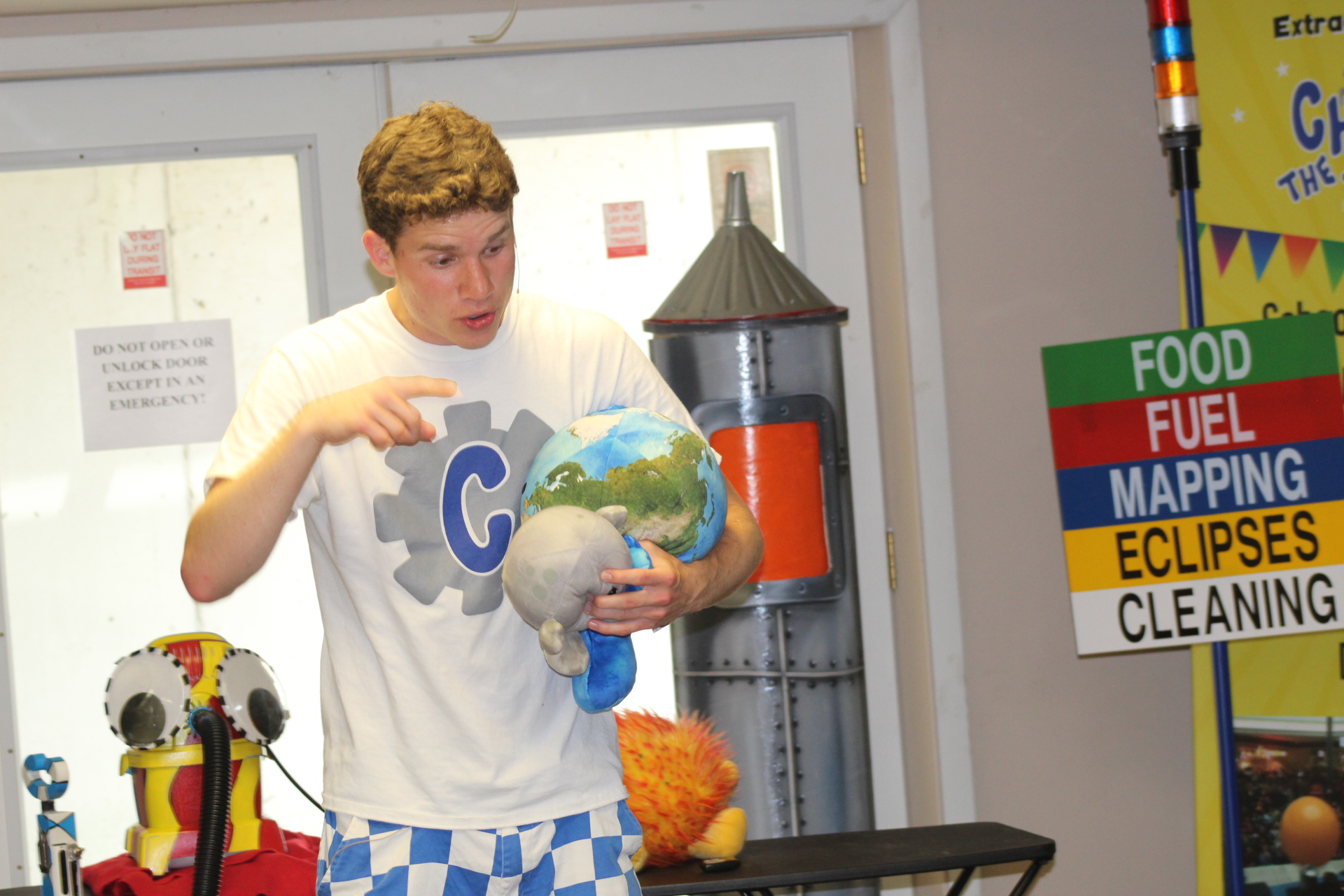 Checkers Entertains At Kennedy Library | News, Sports, Jobs - Post Journal